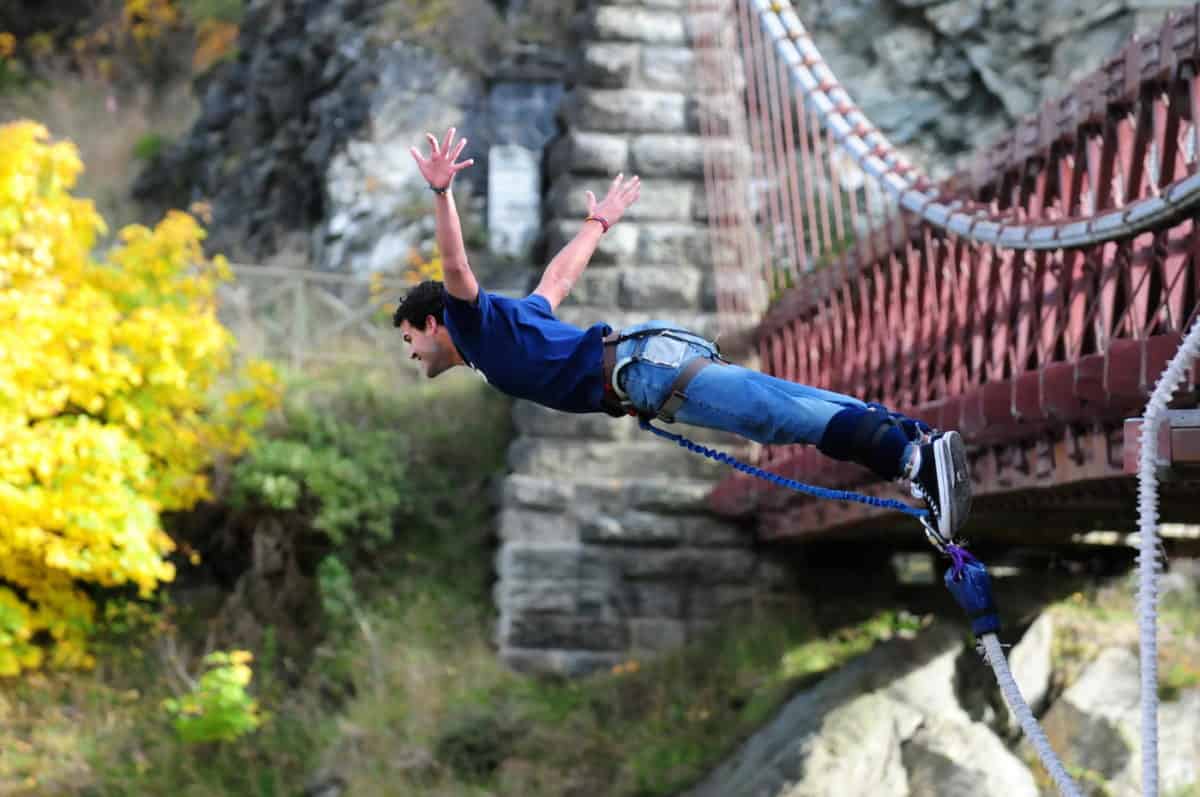Bungee Jumping Off A Bridge